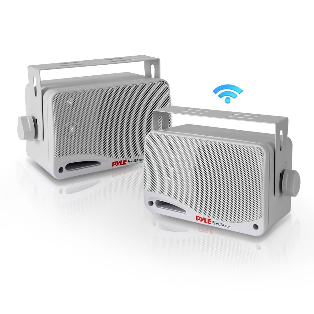 Pyle High Power 200-Watt Bluetooth Indoor Outdoor 3.5 Inch Wireless ...