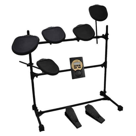 Pyle PED041 - Digital Drum Set, Electronic Drum Machine System (5-Pad ...