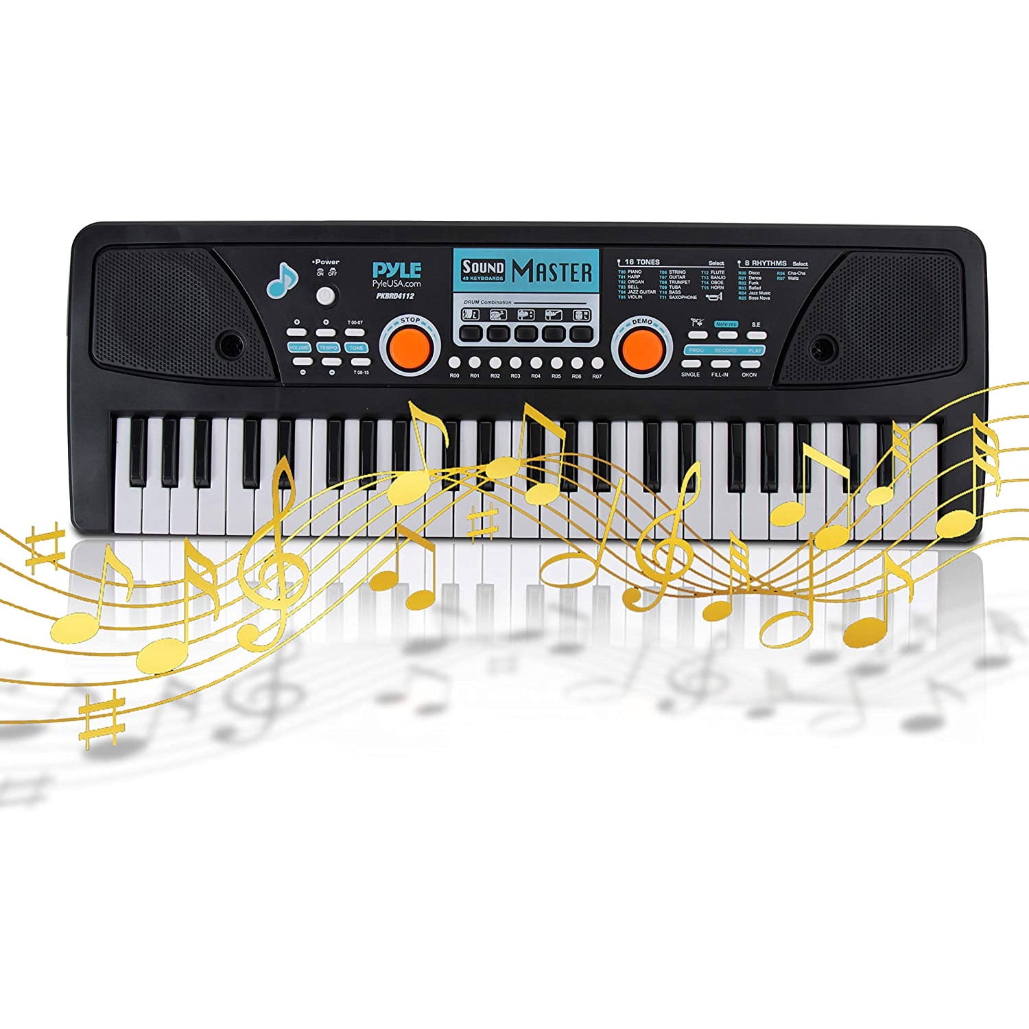 Pyle PKBRD4112 Electronic 2-in-1 Streaming Karaoke Portable Piano ...
