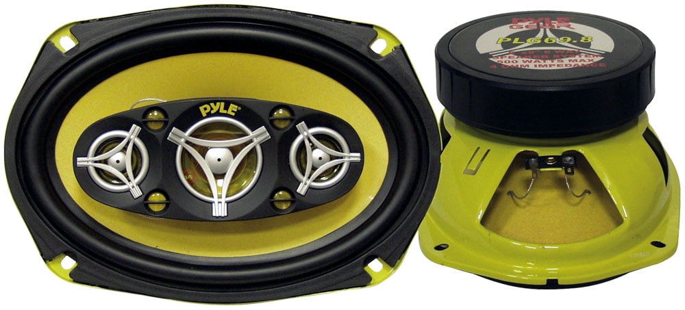 Pyle PLG69.8 Car Audio Mid-Range 6x9" 500-Watt 8-Way Speakers - Walmart.com