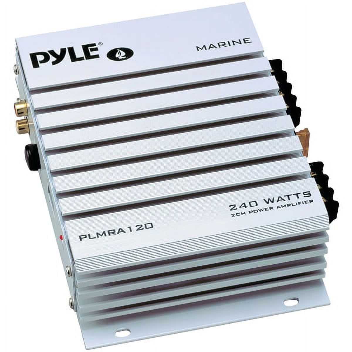 Pyle PLMRA120 2-Ch 240W Waterproof Marine Vehicle Amp - Walmart.com
