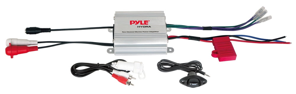 Pyle, Marine Power Amplifier, Waterproof 400 W, 2-Channel - Walmart.com