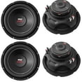 Pyle PLPW10D Power 10" 1000W 4 Ohm Car Audio DVC Subwoofer Speaker (4 Pack) - Walmart.com