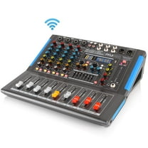 Pyle PMXU63BT - 6-Ch. Bluetooth Studio Mixer - DJ Controller Audio ...