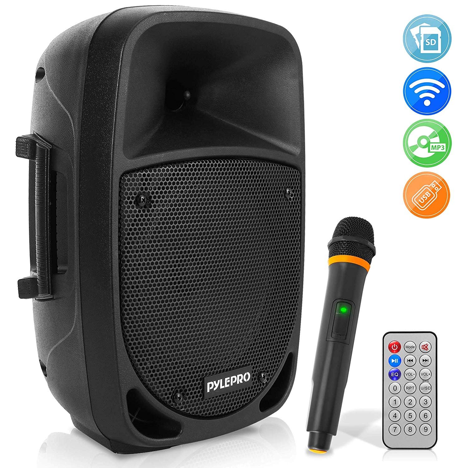 Core Innovations Wireless Bluetooth Karaoke Microphone with Built-in ...