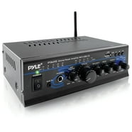 Pyle Bluetooth Home Audio Amplifier Receiver, 80 Watt, Subwoofer Output ...