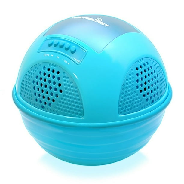 Pyle PWR90DBL Aqua Blast Waterproof Bluetooth Floating Pool Speaker ...