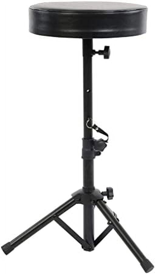 Pyle Padded Musician Stool-Drum/Guitar/Keyboard Performers Foldable ...