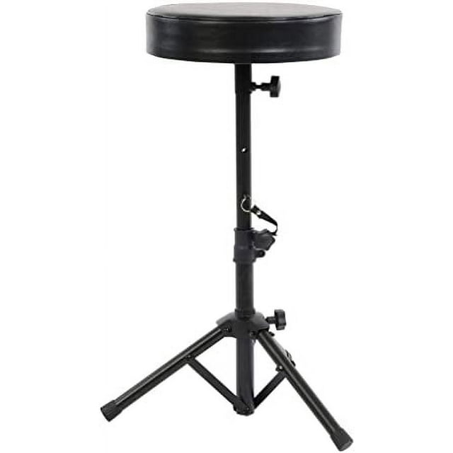 Pyle Padded Musician Stool-Drum/Guitar/Keyboard Performers Foldable ...