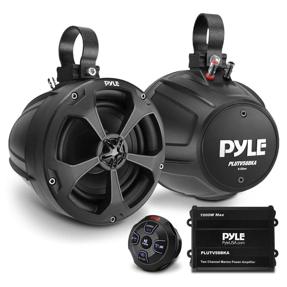 Pyle Pro Audio Power Sports 5.25 Marine Speakers - Waterproof - Walmart.com