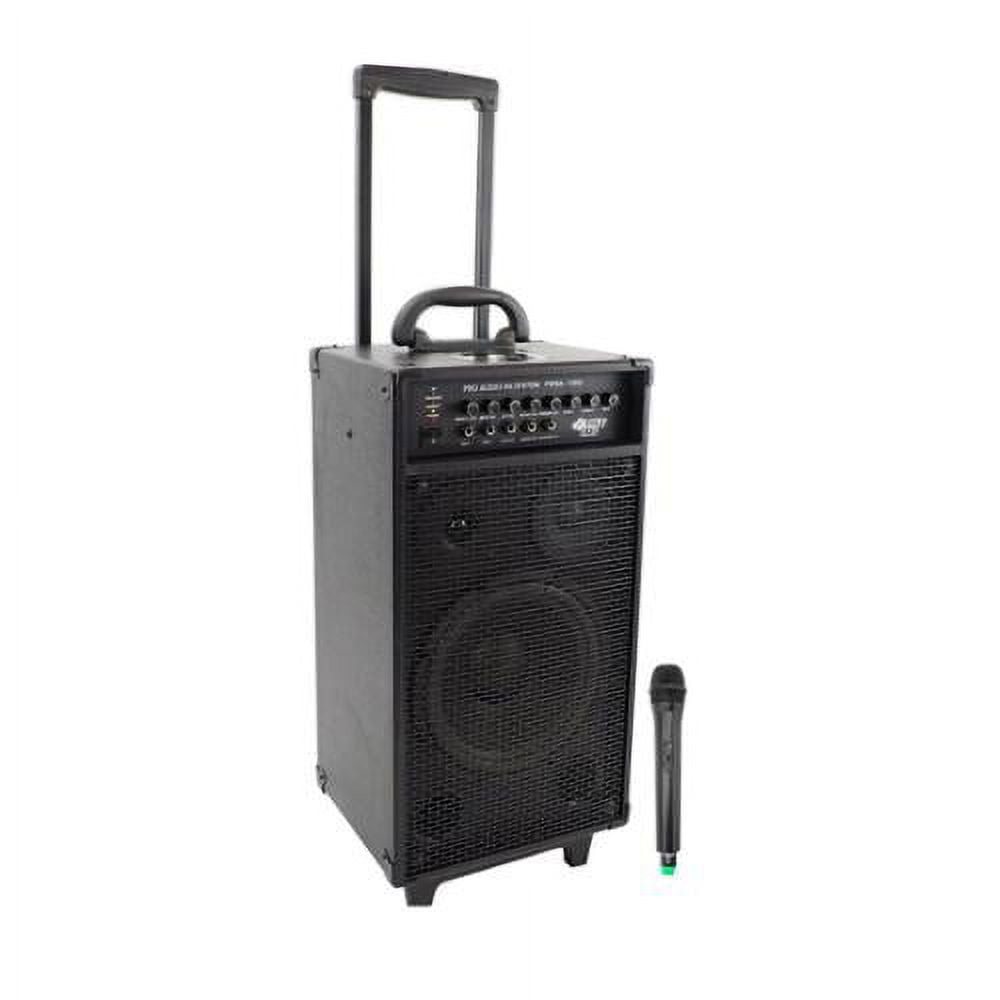 Pyle Pro PWMA1080I VHF Wireless Portable PA System with iPod Dock ...