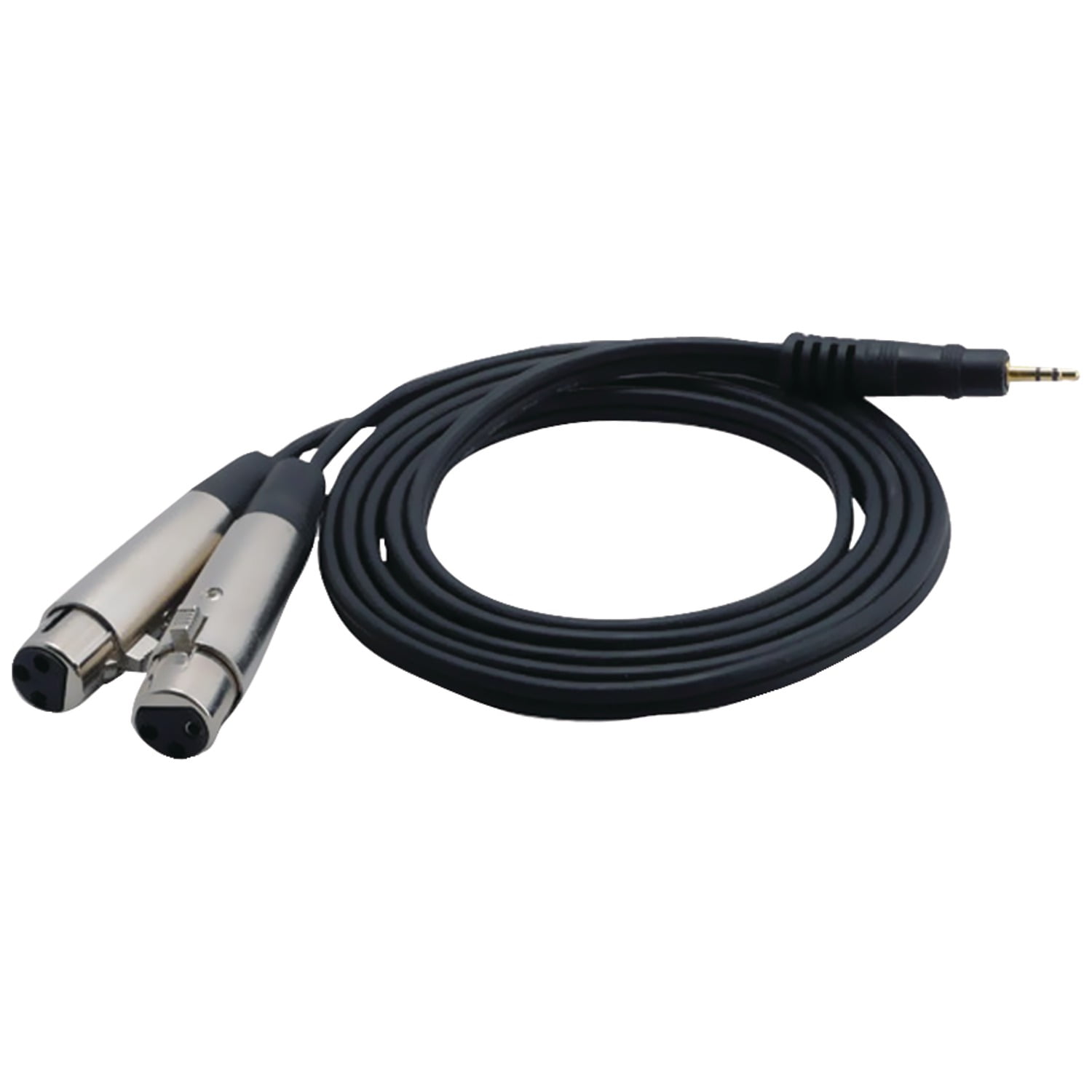 Pyle Pro® Pcbl38ft6 12-gauge 3.5mm Male To Dual Xlr Female Cable, 6ft ...
