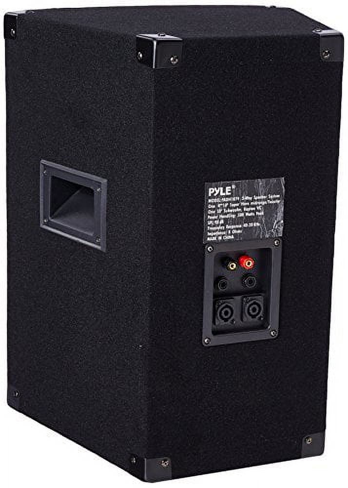 Pyle ProR PADH1079 500Watt 10 2Way Professional Speaker Cabinet - Walmart.com