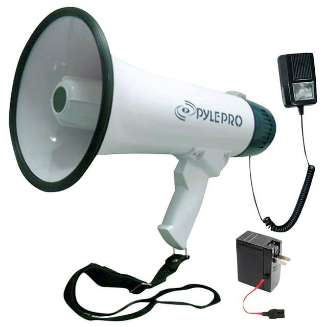 Pyle Professional Dynamic Megaphone With Recording Function/Detachable ...