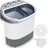 Pyle Pure Clean 110 Volt 2 in 1 Compact and Portable Washer and Dryer ...