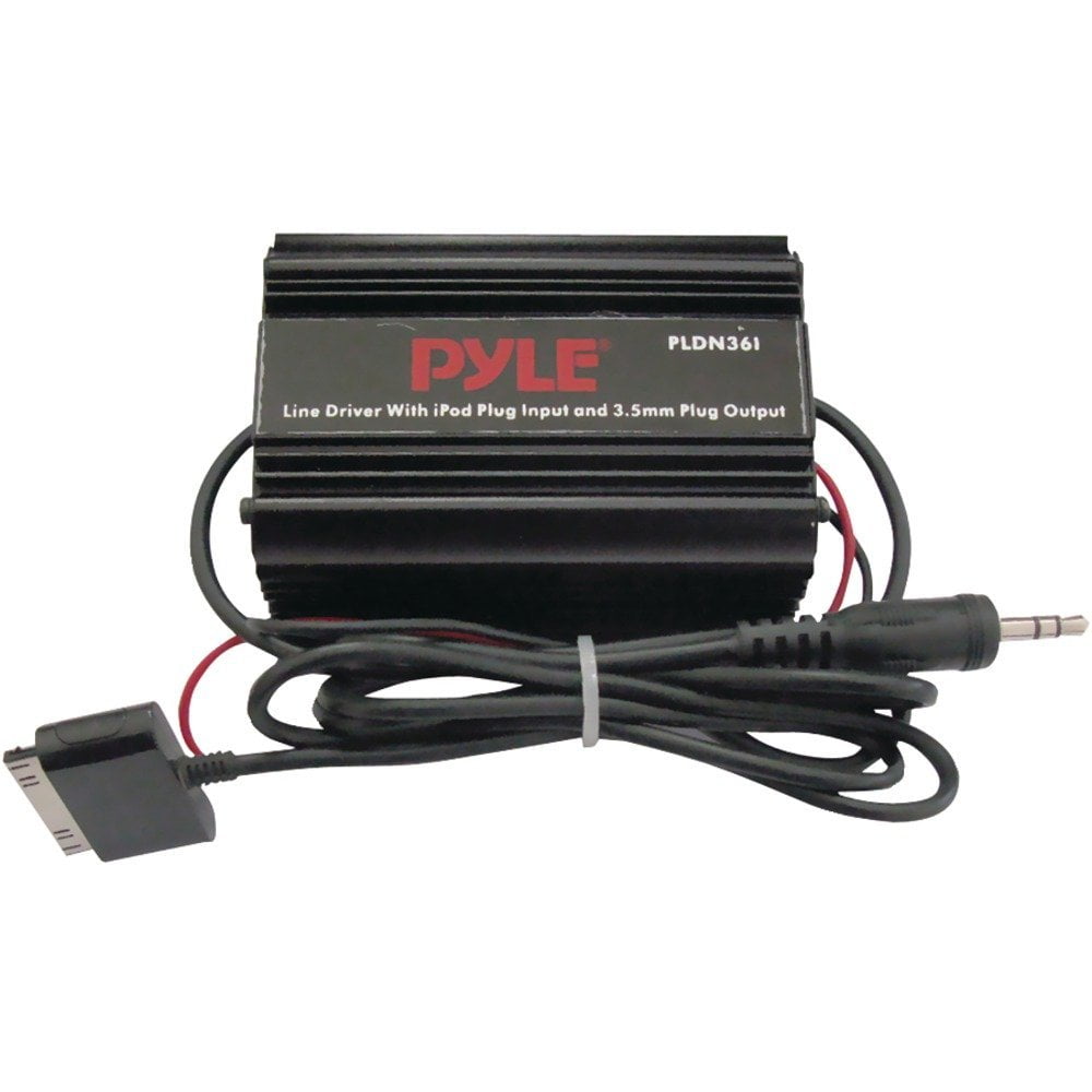 Pyle Stereo Audio Ground Loop Isolator - 6 Volt Audio Line Driver ...