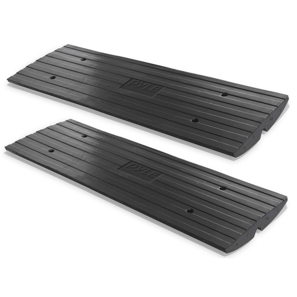 PYLE PCRBDR21 - Driveway Car & Truck Curb Ramps - Vehicle Curb-Side ...
