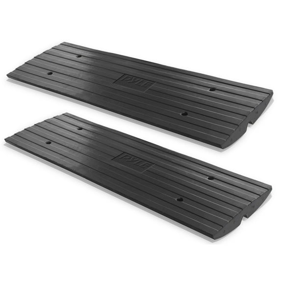 PYLE PCRBDR21 - Driveway Car & Truck Curb Ramps - Vehicle Curb-Side ...