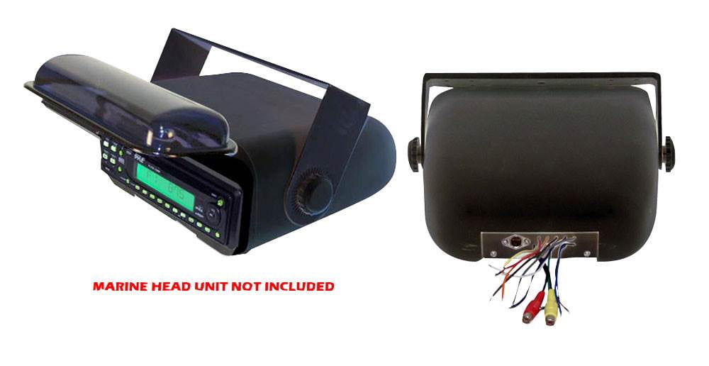 Pyle Waterproof Marine Stereo Housing PLMRCB3, Fits Din Style Stereos ...