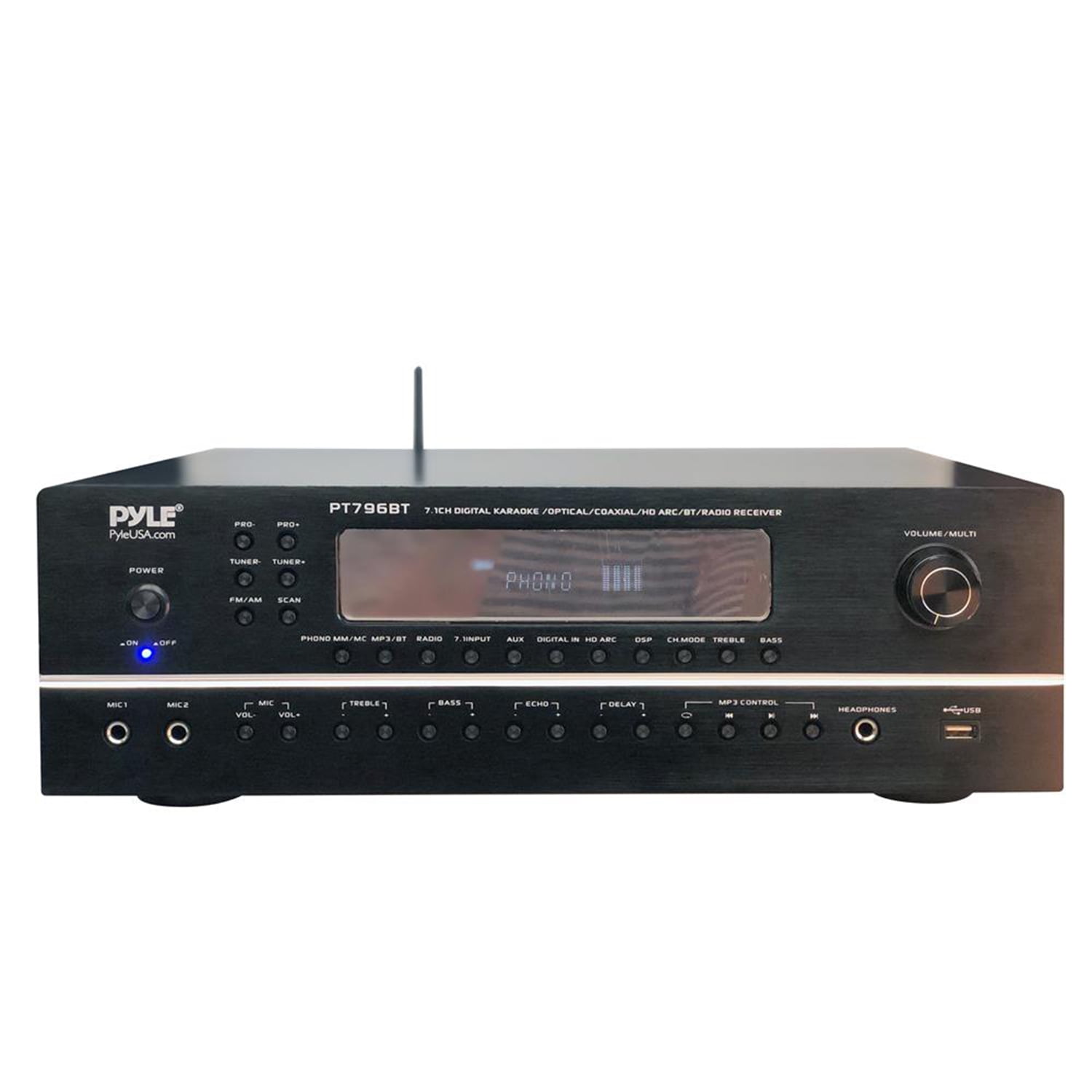 Pre-Owned Pyle Wireless Streaming Home Theater Receiver w/ 4K Ultra ...