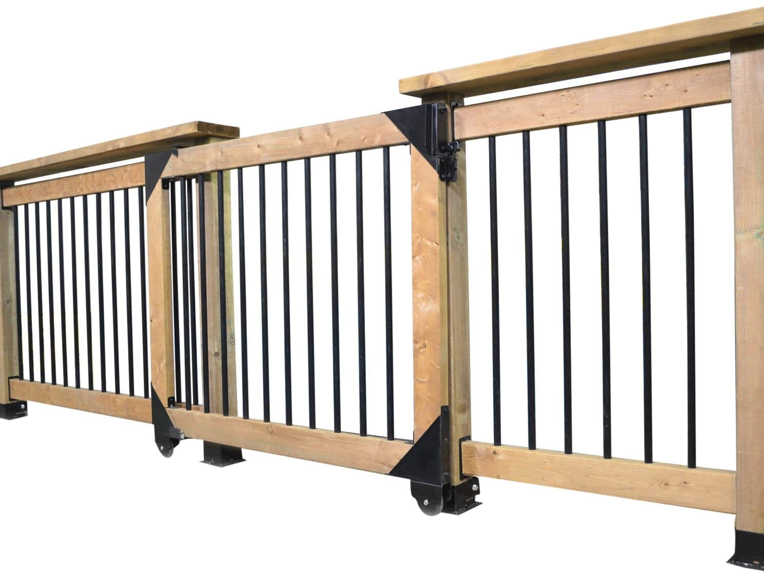 Pylex 11052 Sliding gate kit Black - Walmart.com