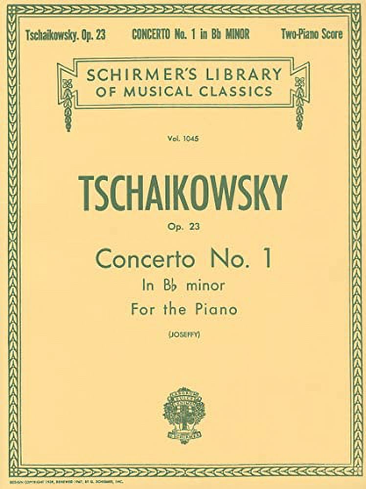 Pre-Owned Pyotr Ilyich Tchaikovsky Piano Concerto No.1 In B Flat Minor Op.23 (2: Two Pianos ...