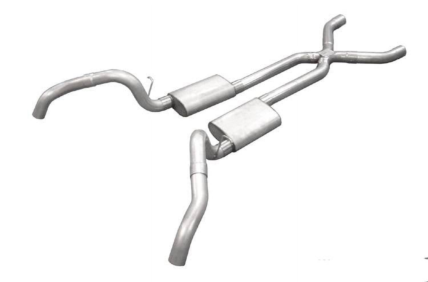Pypes SGF60T Exhaust System - Turbo Pro X-Pipe System - Dual Rear Exit ...