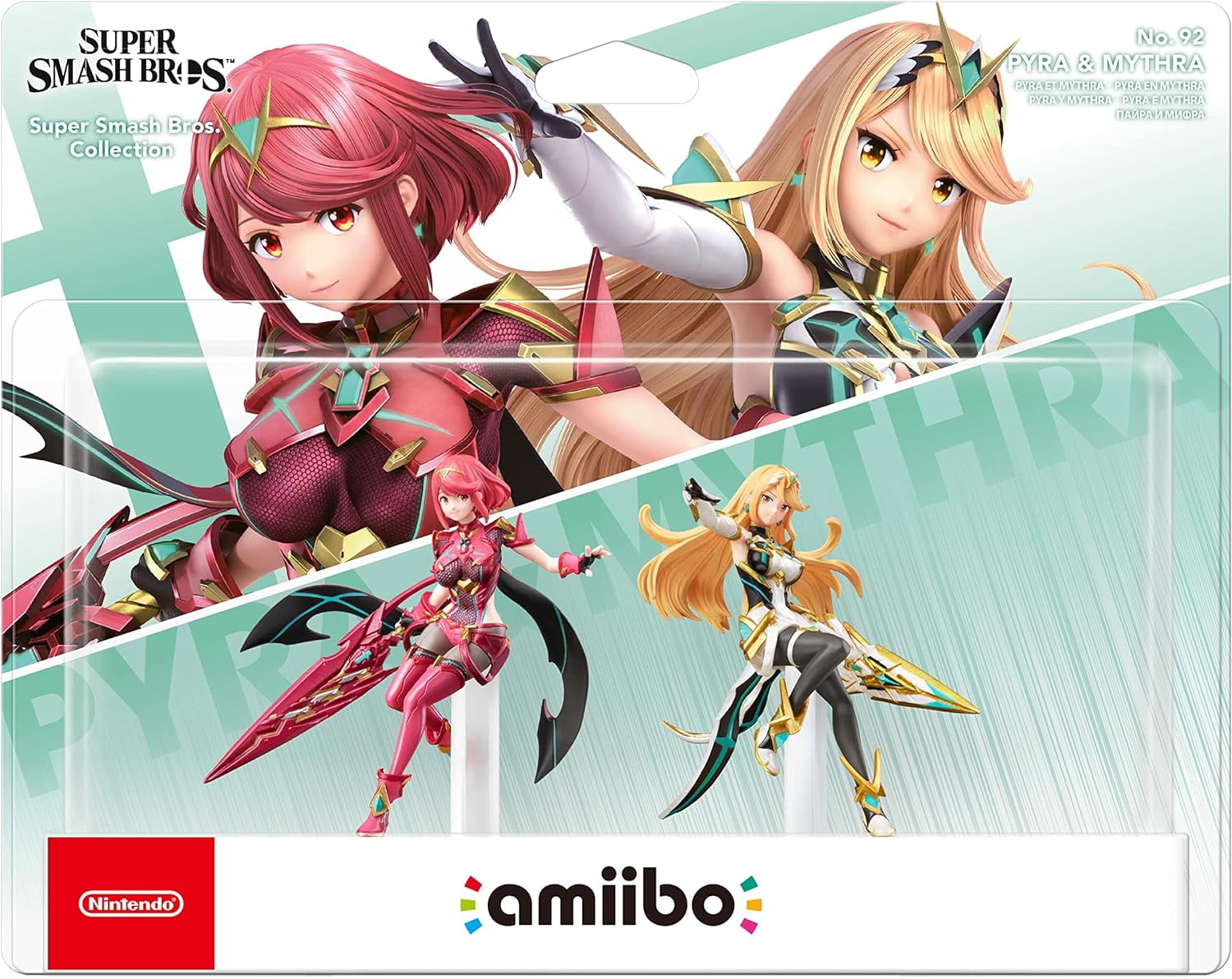 Nintendo Pyra and Mythra Amiibo 2 Pack - Super Smash Bros Series for ...