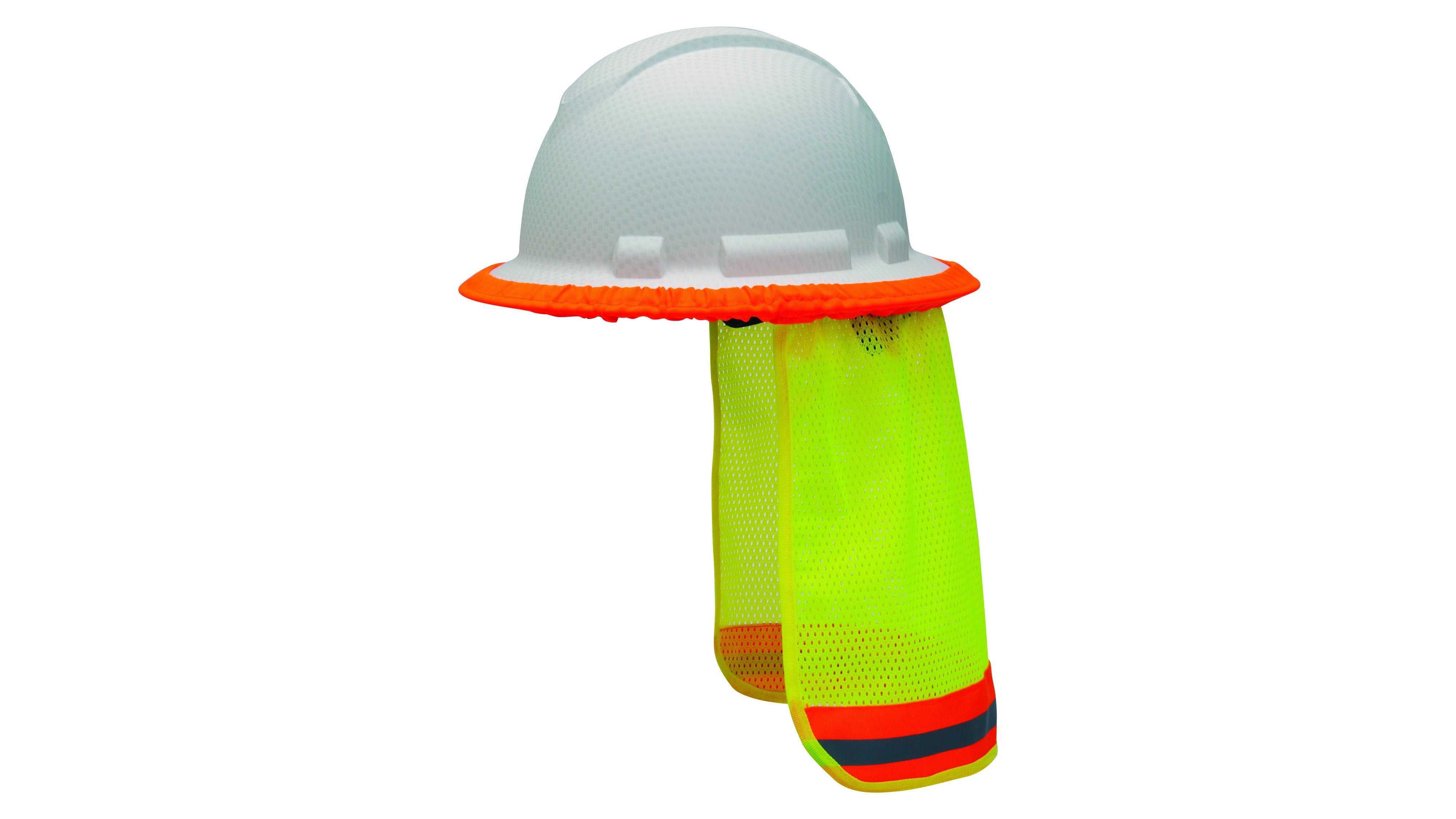 Pyramex Hard Hat Shades HPESHADE10 Hi-Vis Yellow Hard Hat Neck Shade ...