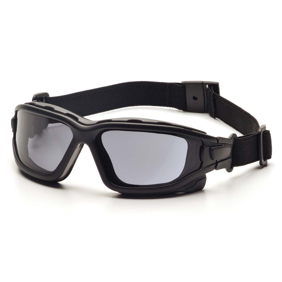 Pyramex I-Force Slim Black Frame Gray AF Lens Sealed Eyewear Googles ...