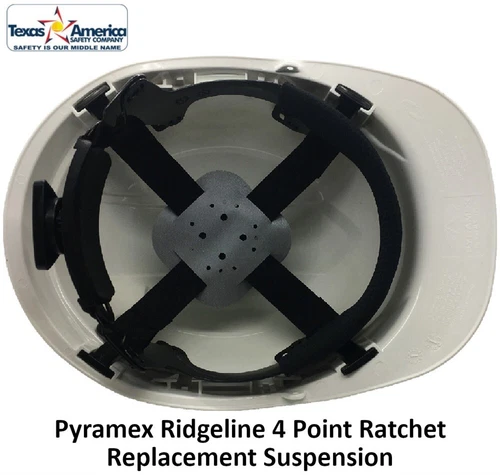 Pyramex Ridgeline 4 Pt Ratchet Replacement Suspensions For Cap Style ...