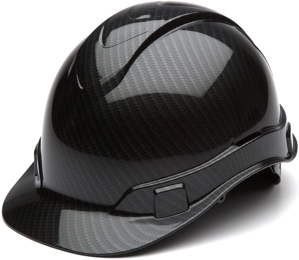 Pyramex Ridgeline Cap Style Hard Hat HP44117S Shiny Black Graphite ...