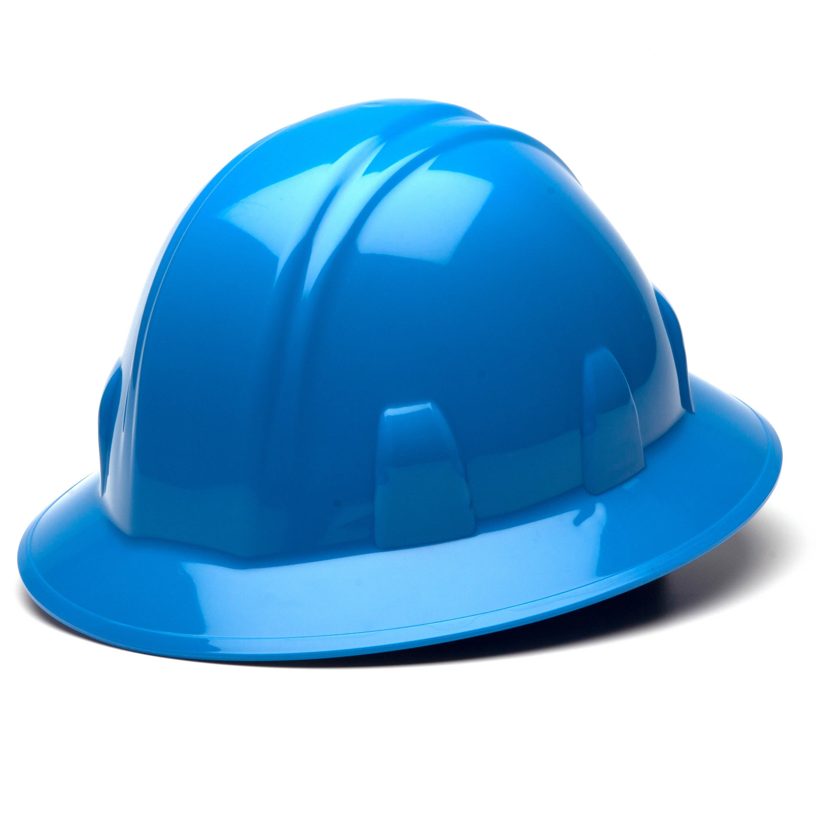 Pyramex SL Series Full Brim Hard Hat HP24162 Light Blue Full Brim Style ...
