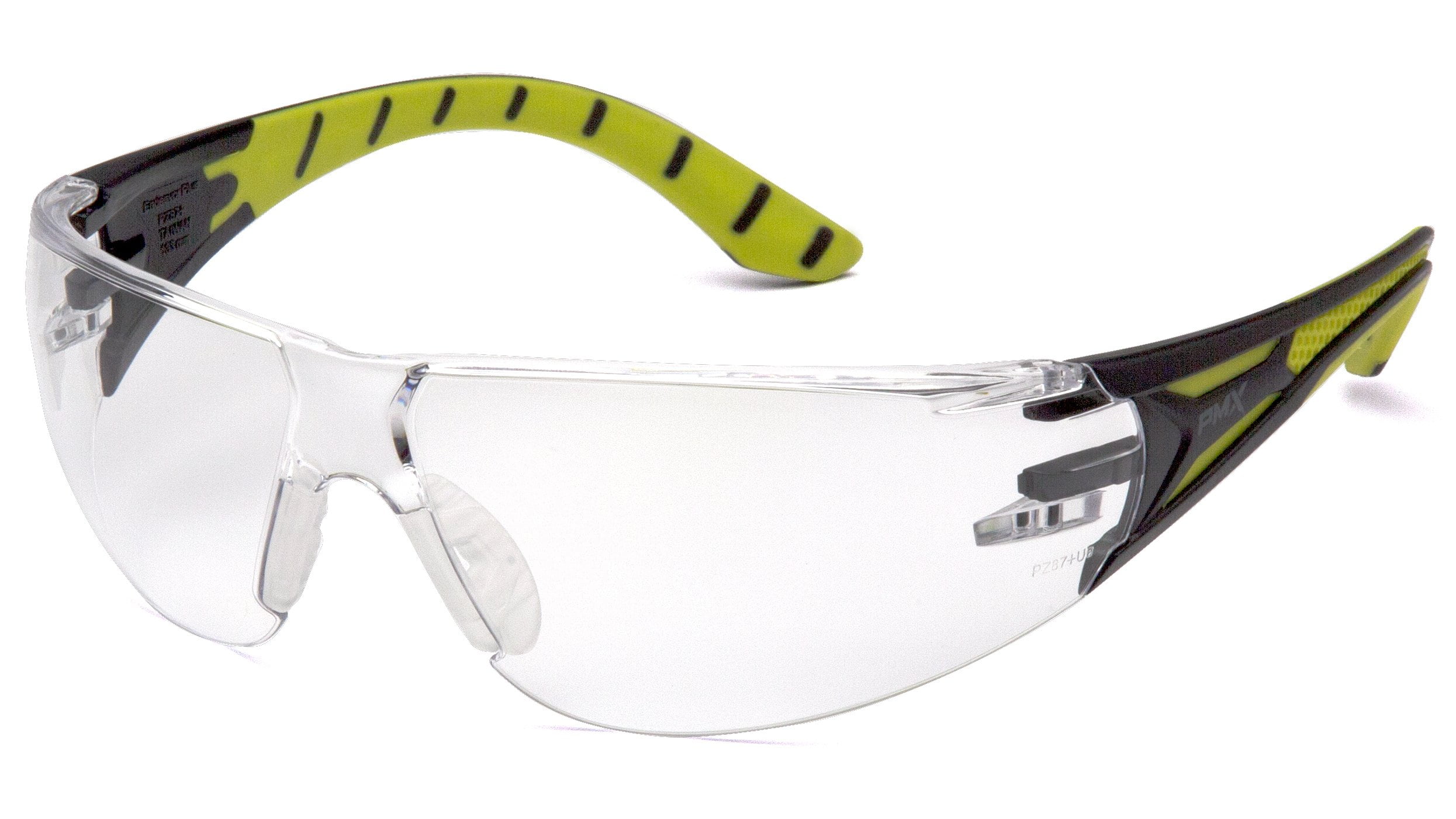 Pyramex Safety SBGR9610ST Endeavor Plus Black/Green Foam Clear H2X Anti ...