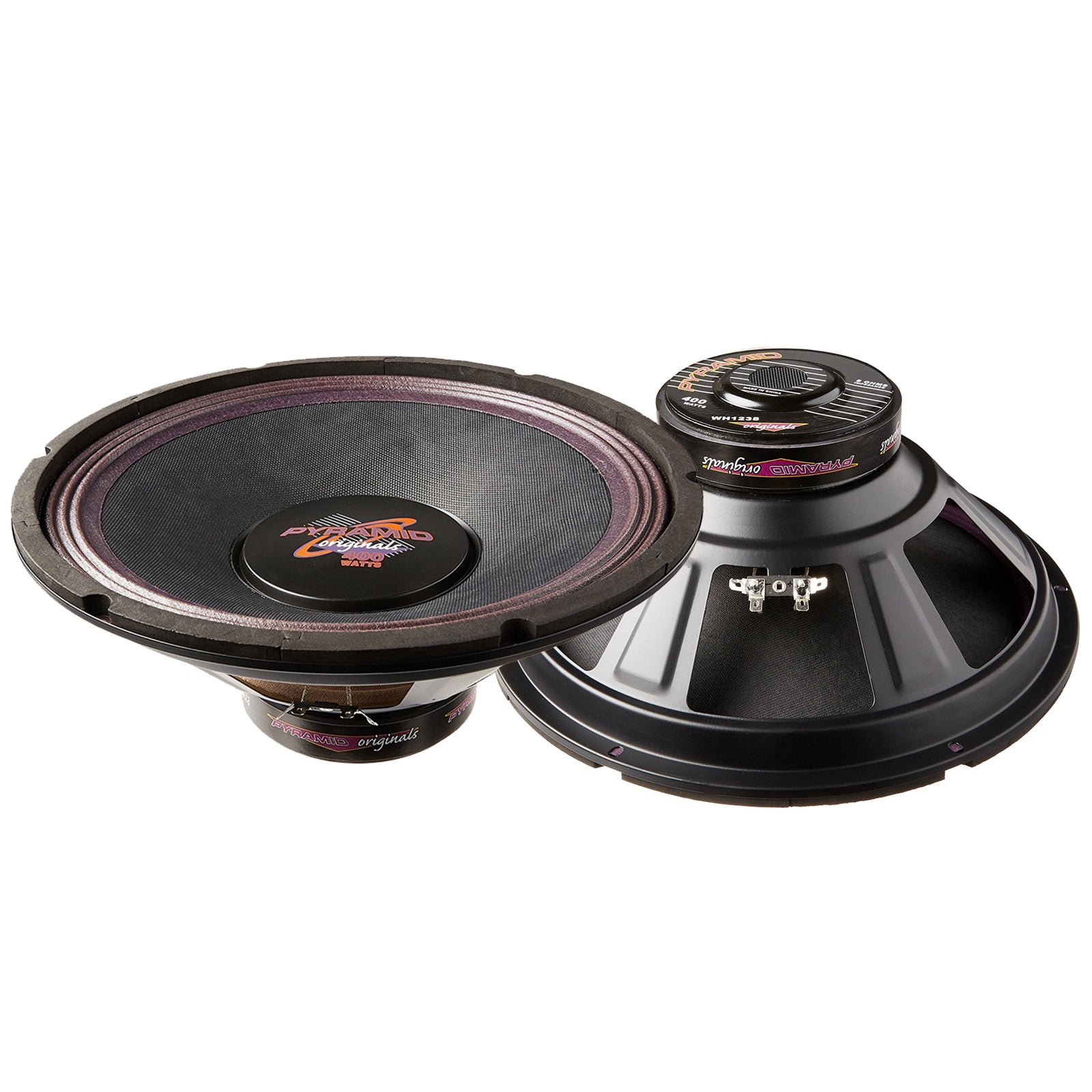 Pyramid 12" 400 Watt High Power Paper Cone 8 Ohm Subwoofer - Walmart.com