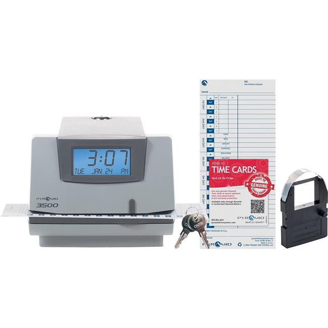 Pyramid 3500 Time Clock & Document Stamp - Walmart.com