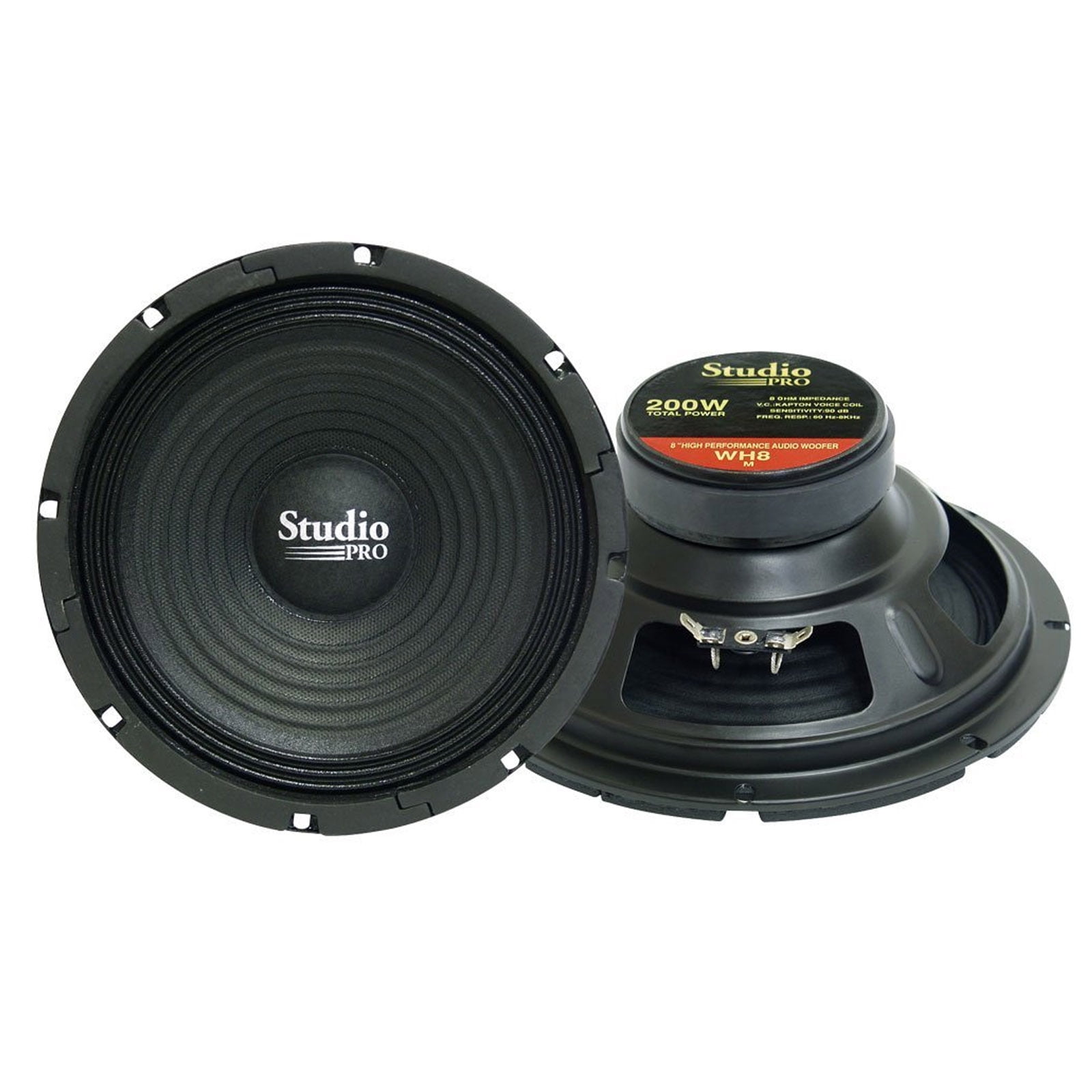 Pyramid 8" 200 Watt High Power Paper Cone 8 Ohm Subwoofer - Walmart.com