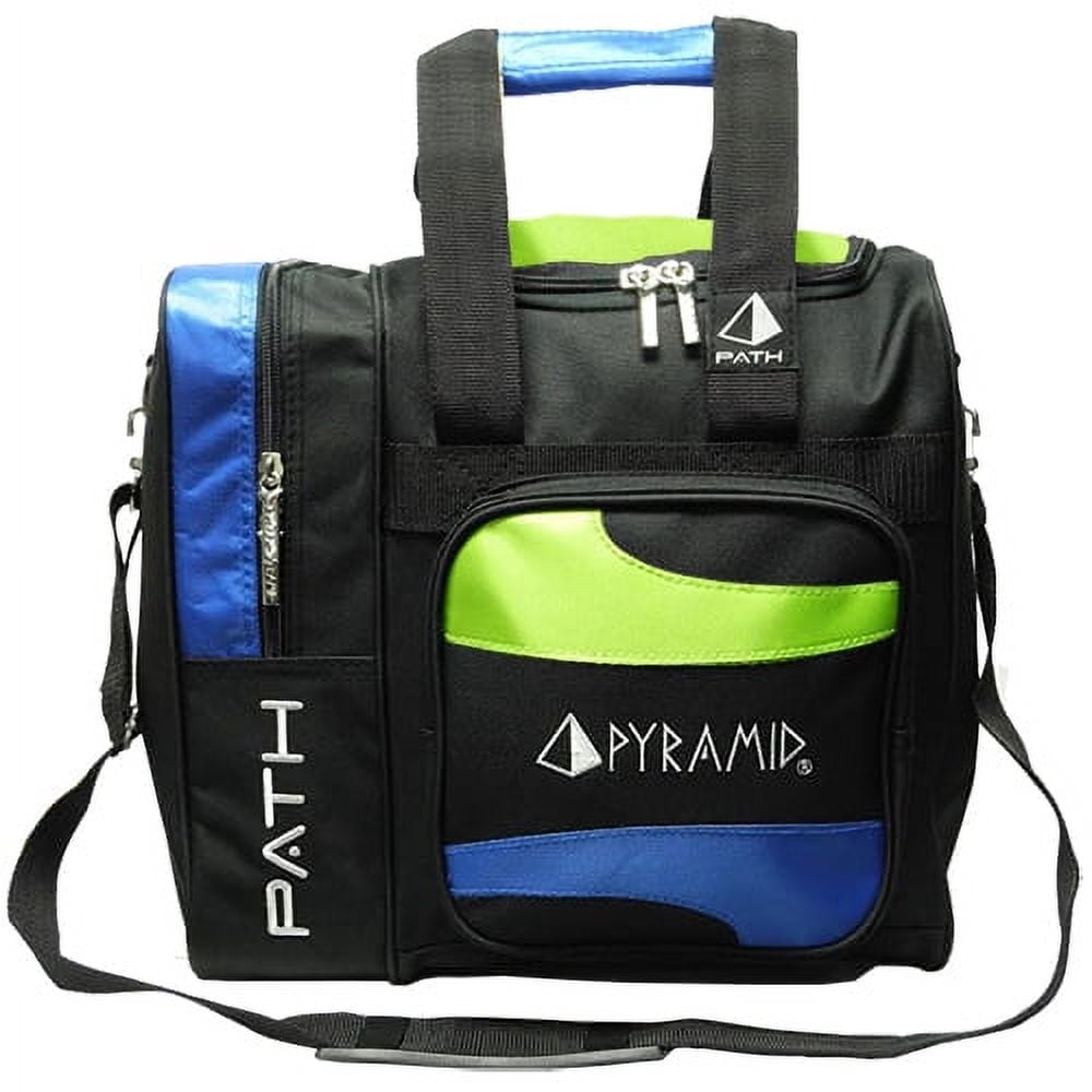 Pyramid Deluxe Bowling Bag, Black, Green, Blue, Sports Equipment with ...