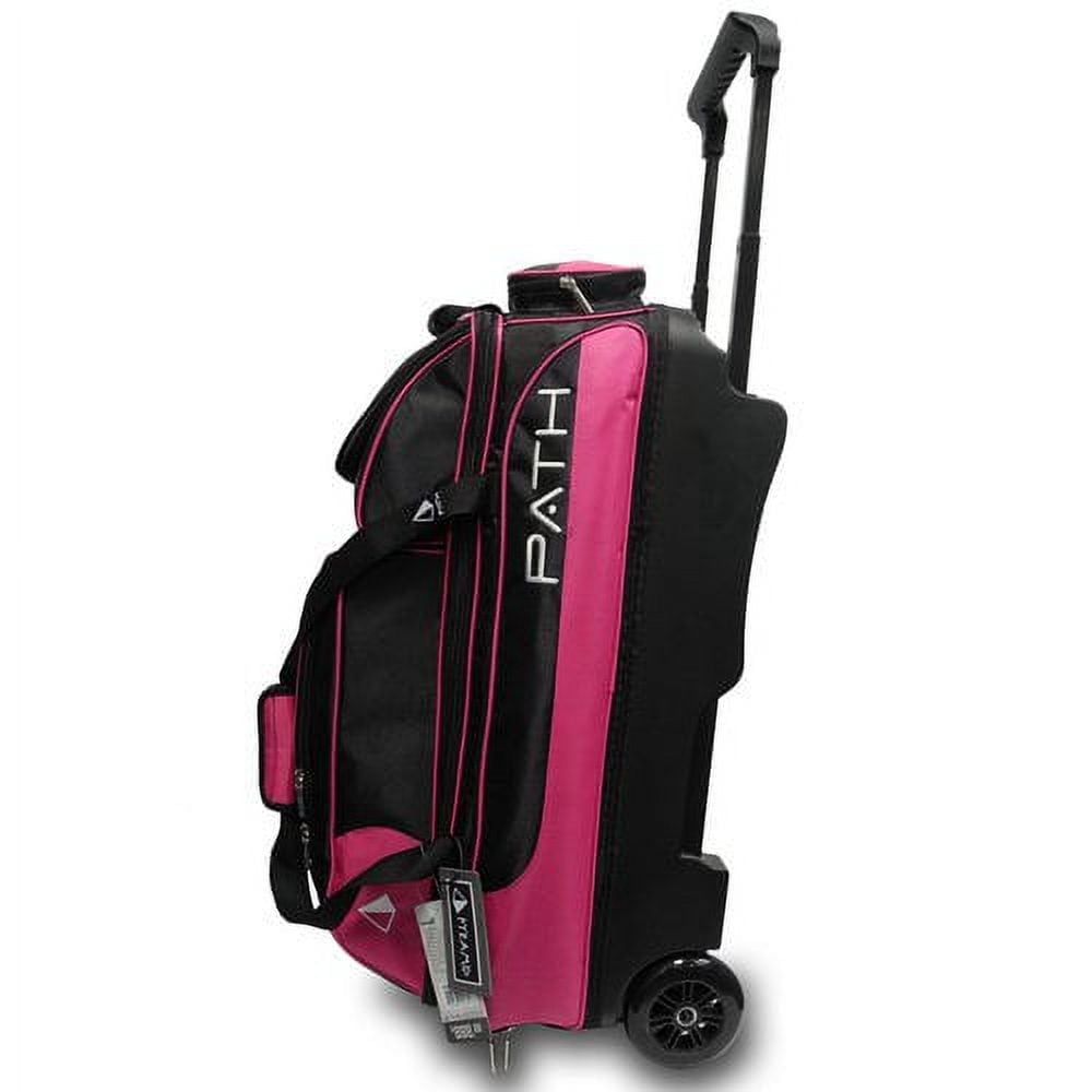 Pyramid Path Deluxe Triple Roller Bowling Bag with Rolling Ball Wheels ...