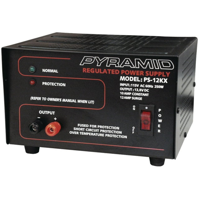 Pyramid Car Audio Gold Series 250-Watt Input 10-Amp Constant Bench ...