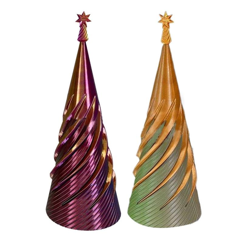 Pyramid Fidget 3D Printed Cone Toy Pyramid Passthrough Sculpture Stress ...