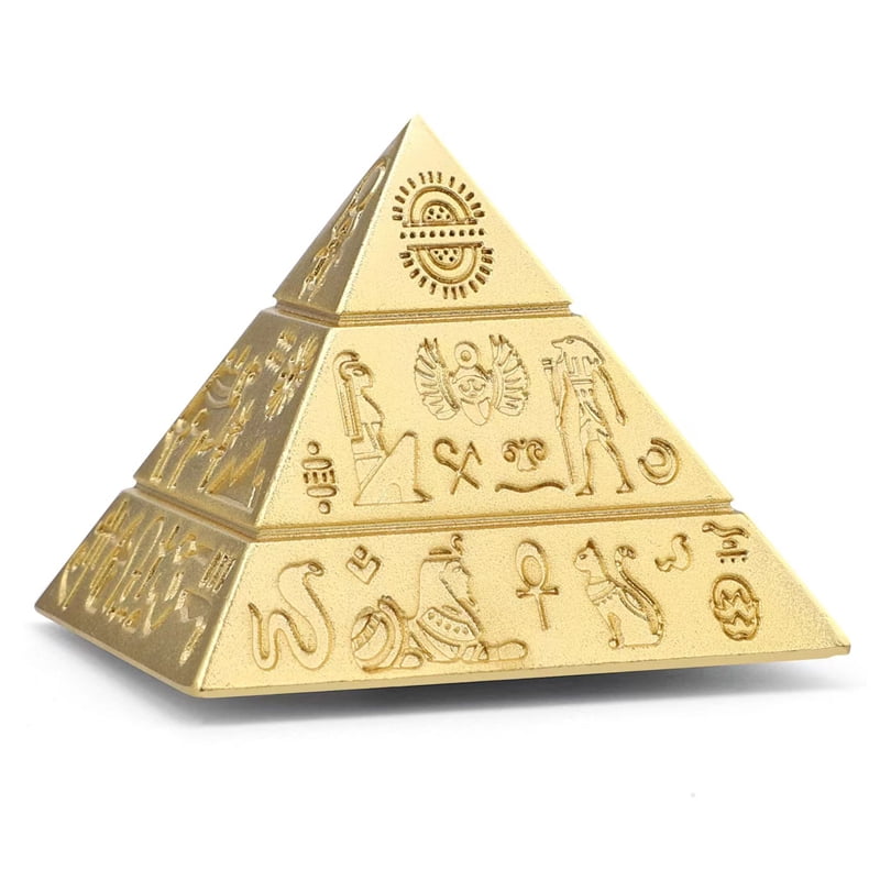 Pyramid Fidget Spinner Metal Spinning Top Office Desktop Interior ...