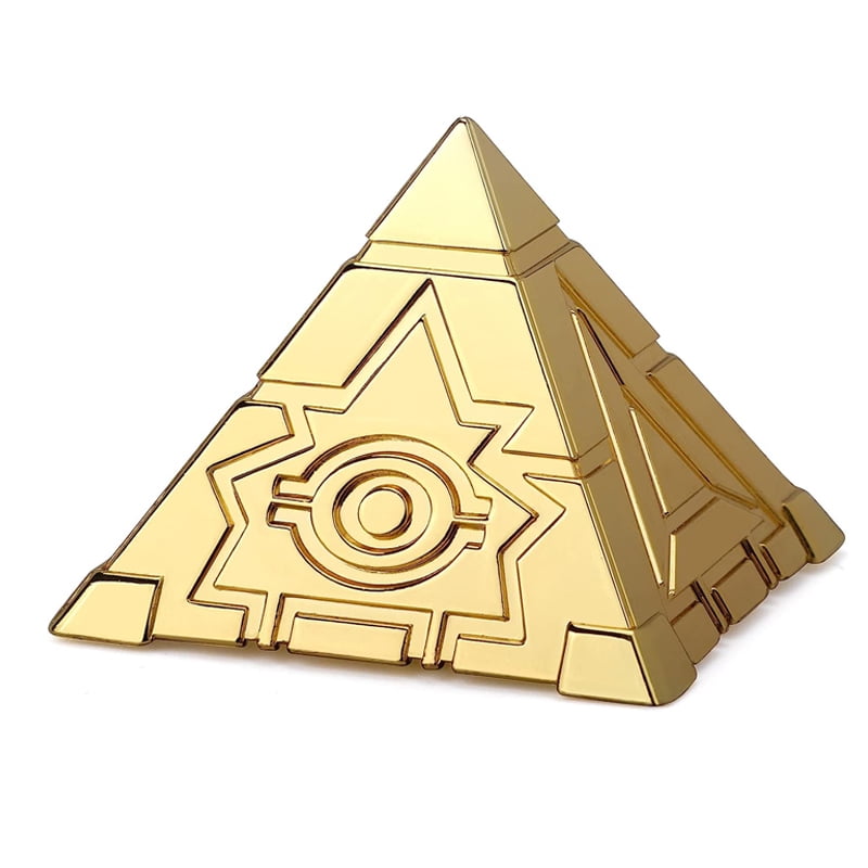 Pyramid Fidget Spinner Metal Spinning Top Office Desktop Interior ...