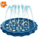 Growsly Kids Splash Sprinkler Pad, Octopus Splash Mat 67" Wading ...