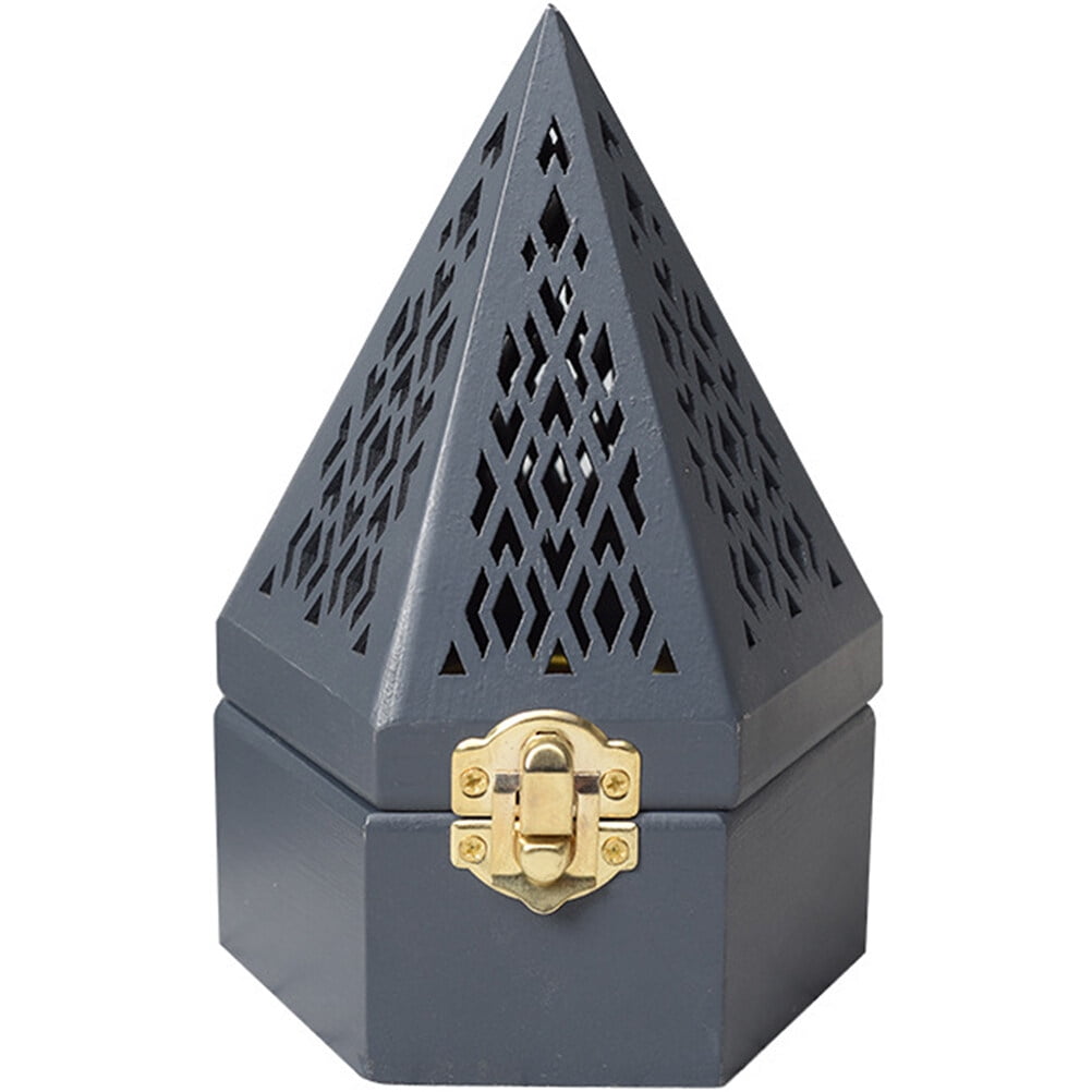 Pyramid Incense Burner Hem Vintage Home Decor Retro Office Black ...
