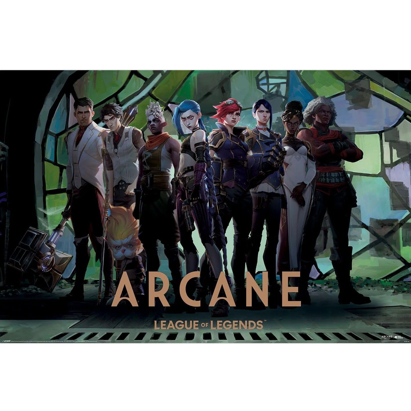 Pyramid International Arcane (Characters In Zaun Arcade) Maxi – Wall ...