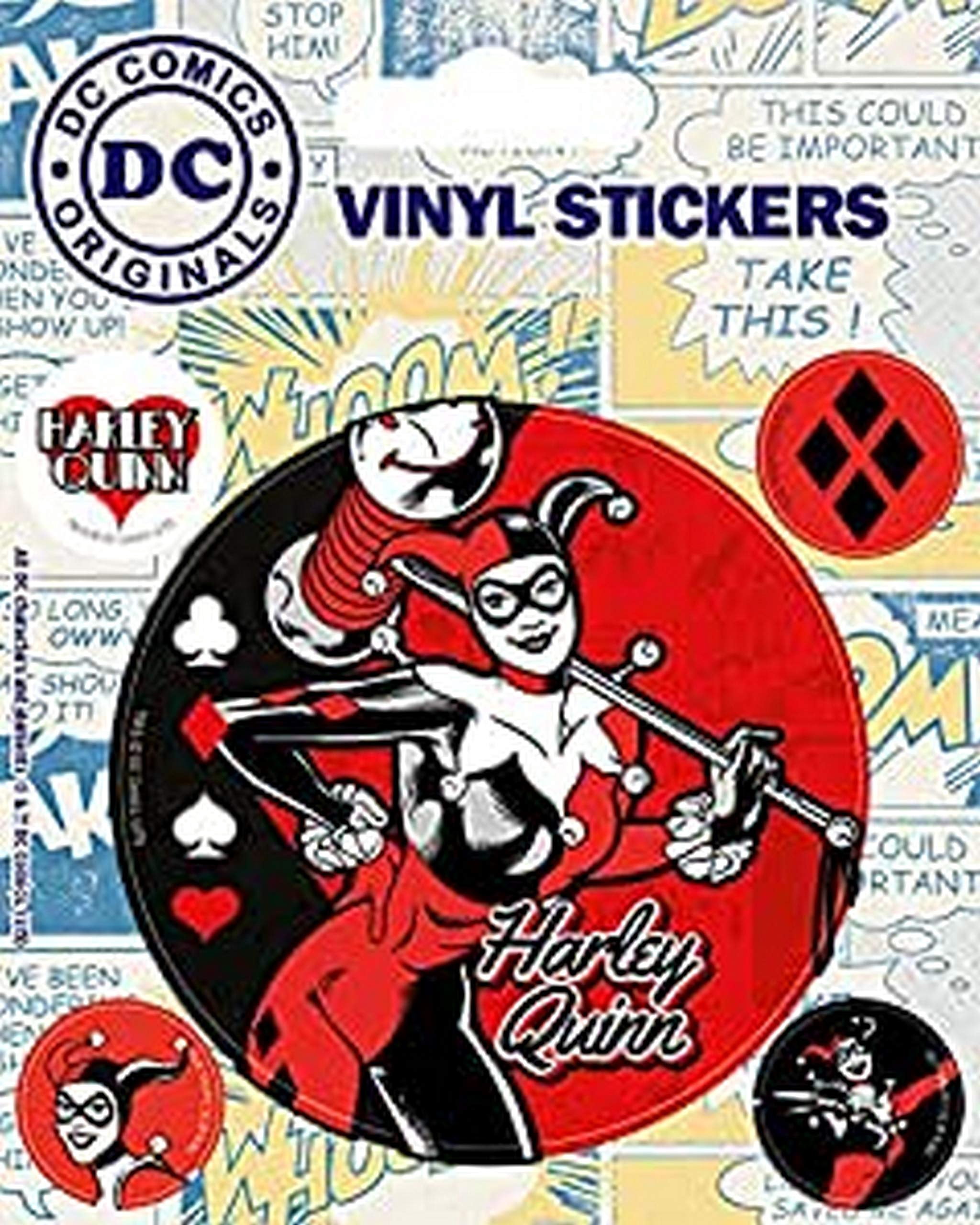 Pyramid International DC Originals (Harley Quinn) Vinyl Stickers, Paper ...