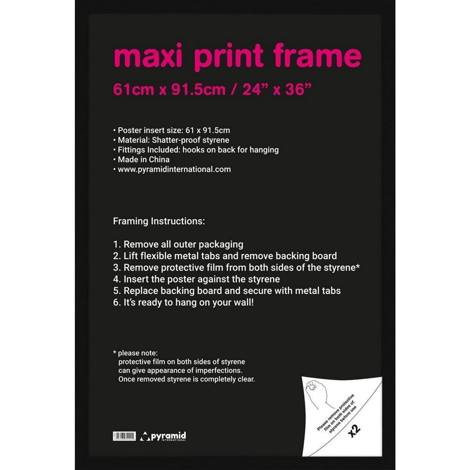 Pyramid International Frame - Walmart.com