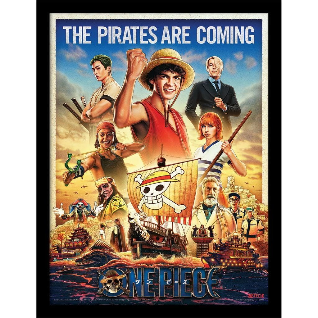 Pyramid International One Piece Poster in Frame (Live Action Movie ...
