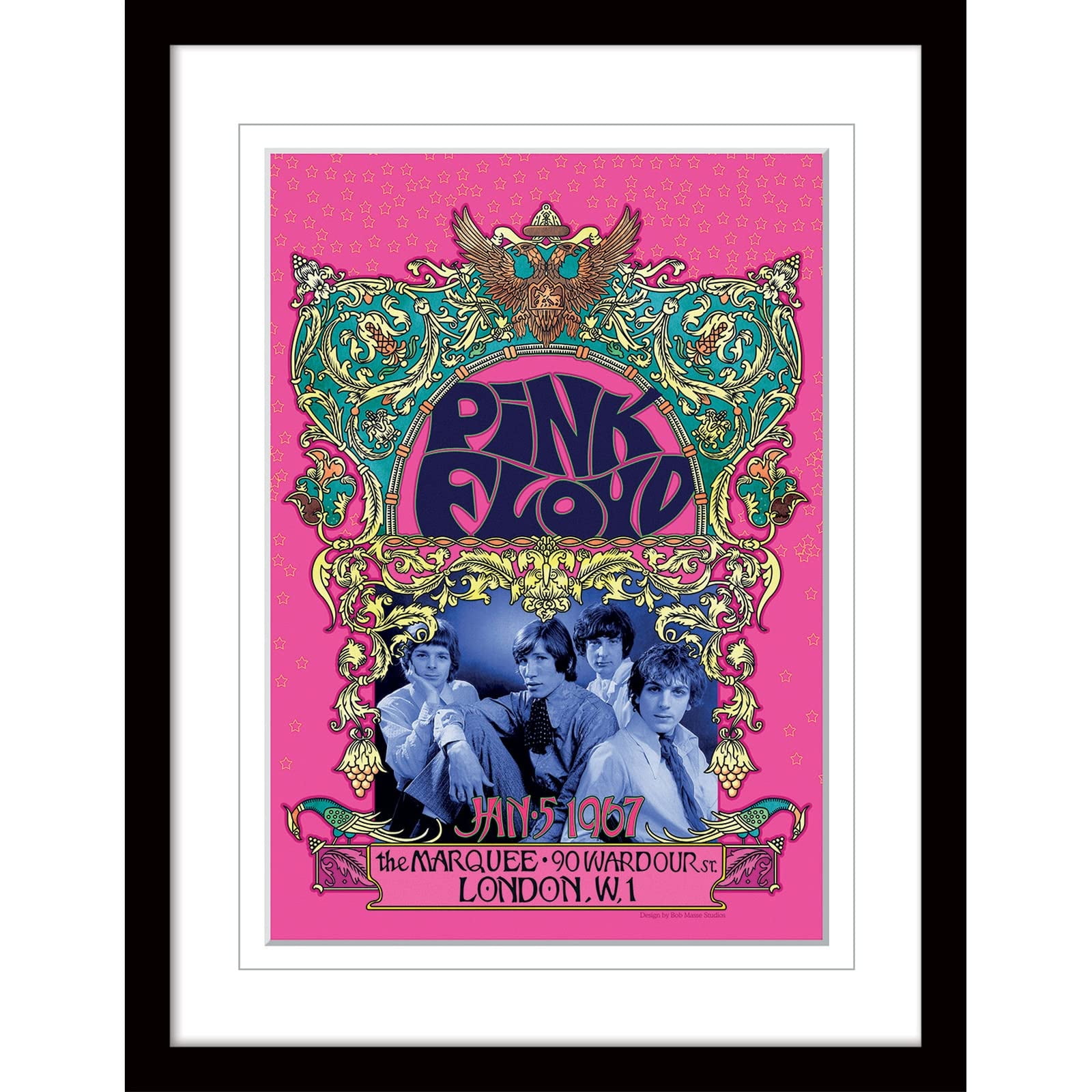 Pyramid International Pink Floyd Poster Framed Print Concert Poster ...